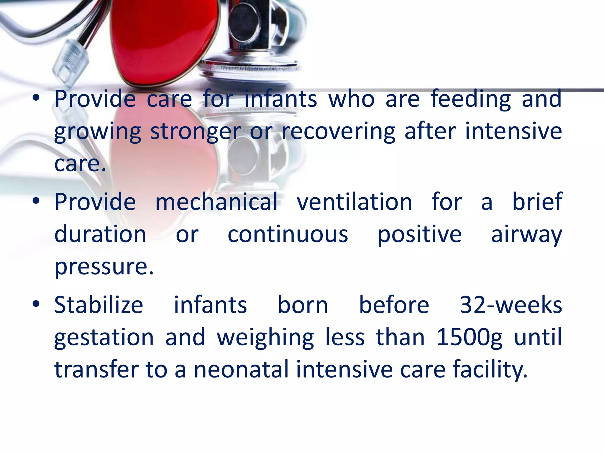 Level of neonatal care, Level I,Level II, Level III whole nursing care ...
