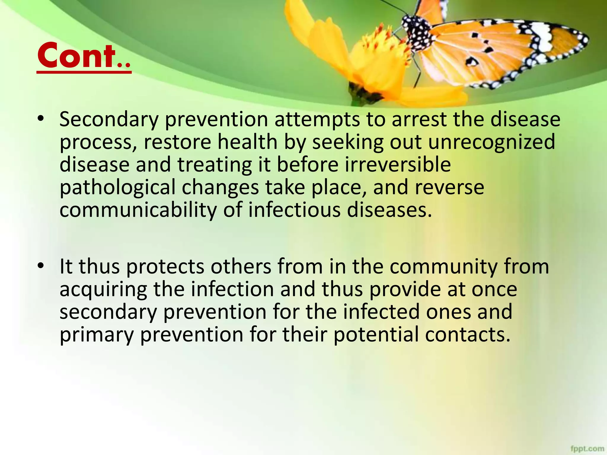 Level of prevention | PPTX