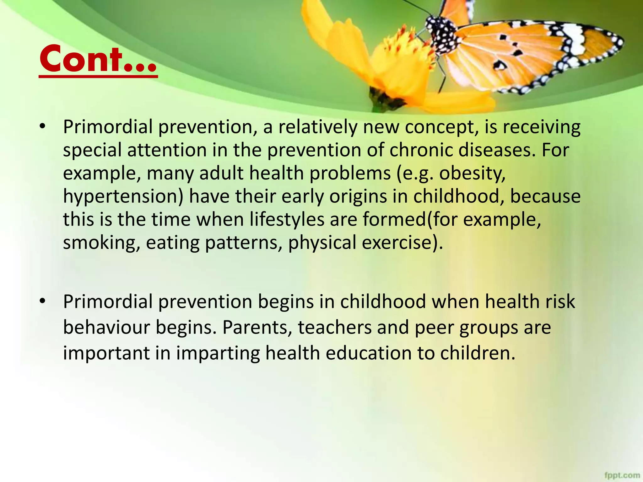 Level of prevention | PPTX