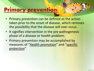 Level of prevention | PPT
