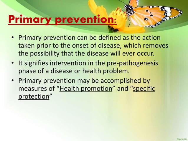 Level of prevention | PPTX