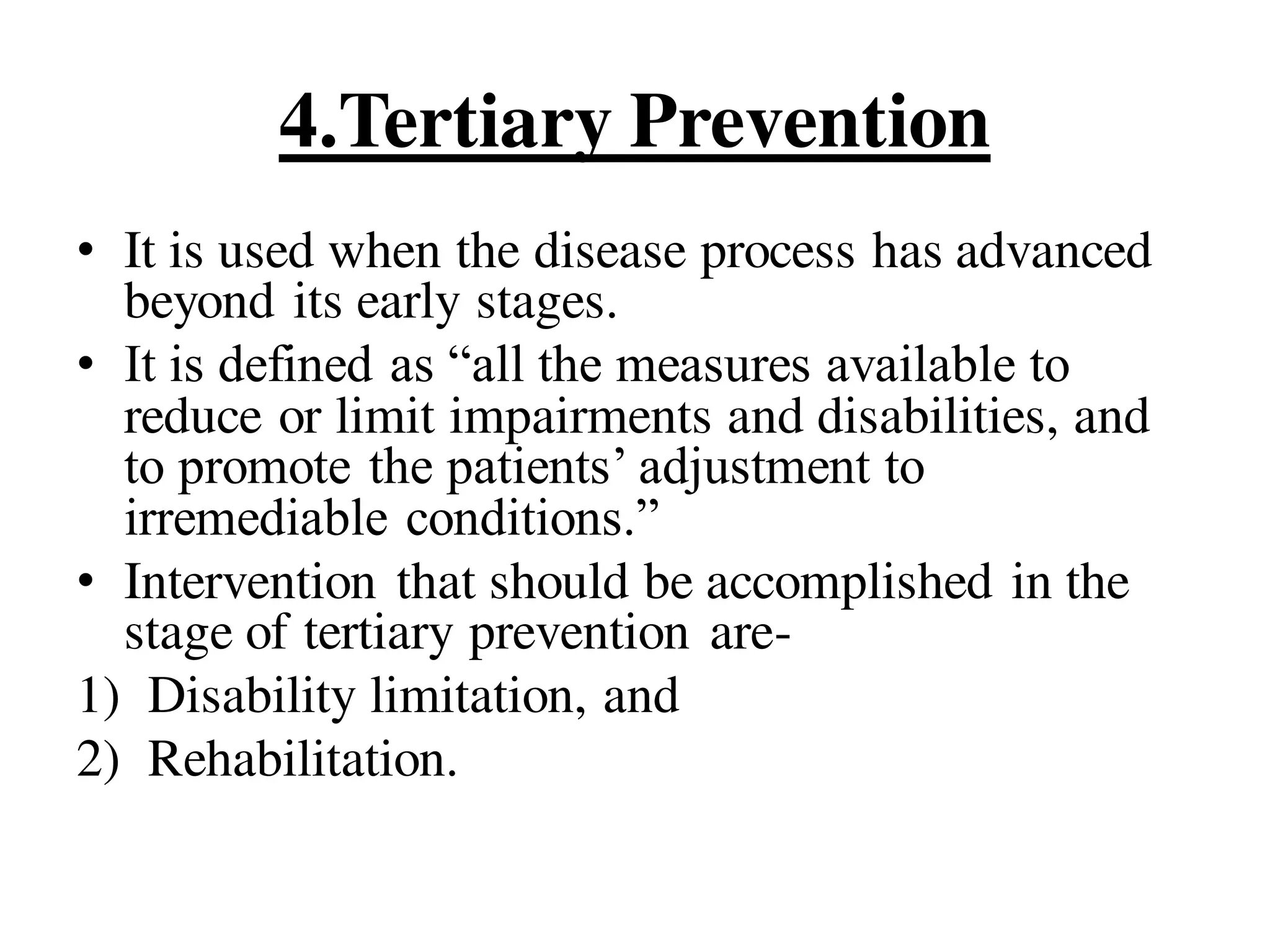Level of prevention | PDF