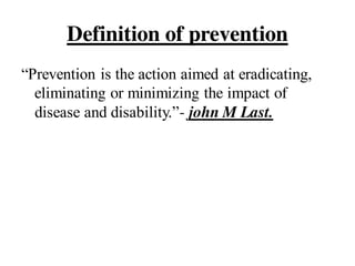 Level of prevention | PDF