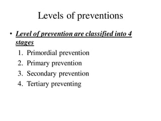 Level of prevention | PDF