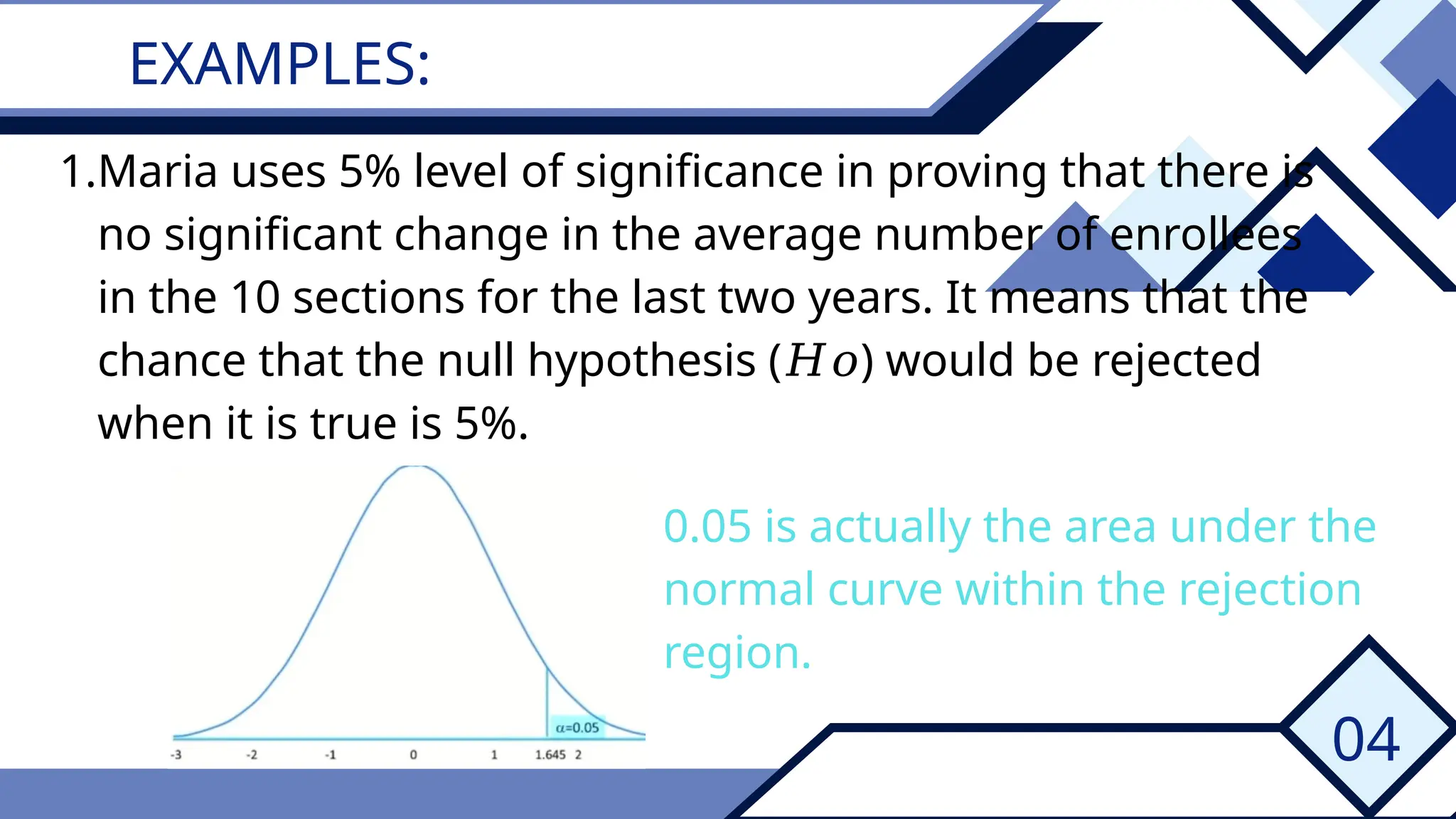 Level of significance statistics and probability.pptx