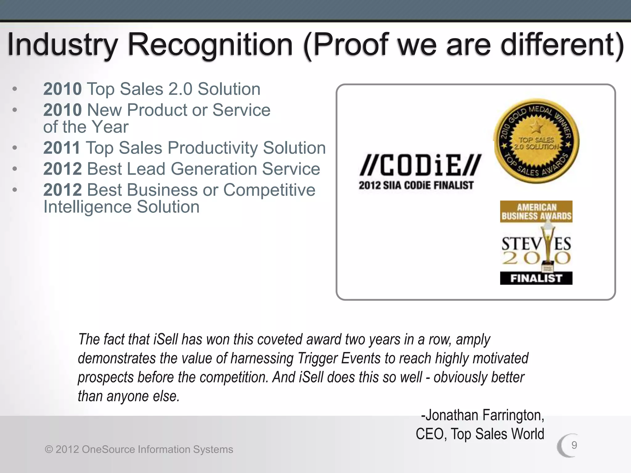 The OneSource Experience | PPTX