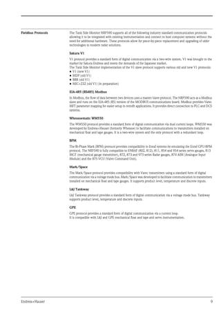 Level Radar-Tank Side Monitor NRF590 | PDF | Computer Peripherals | Computing