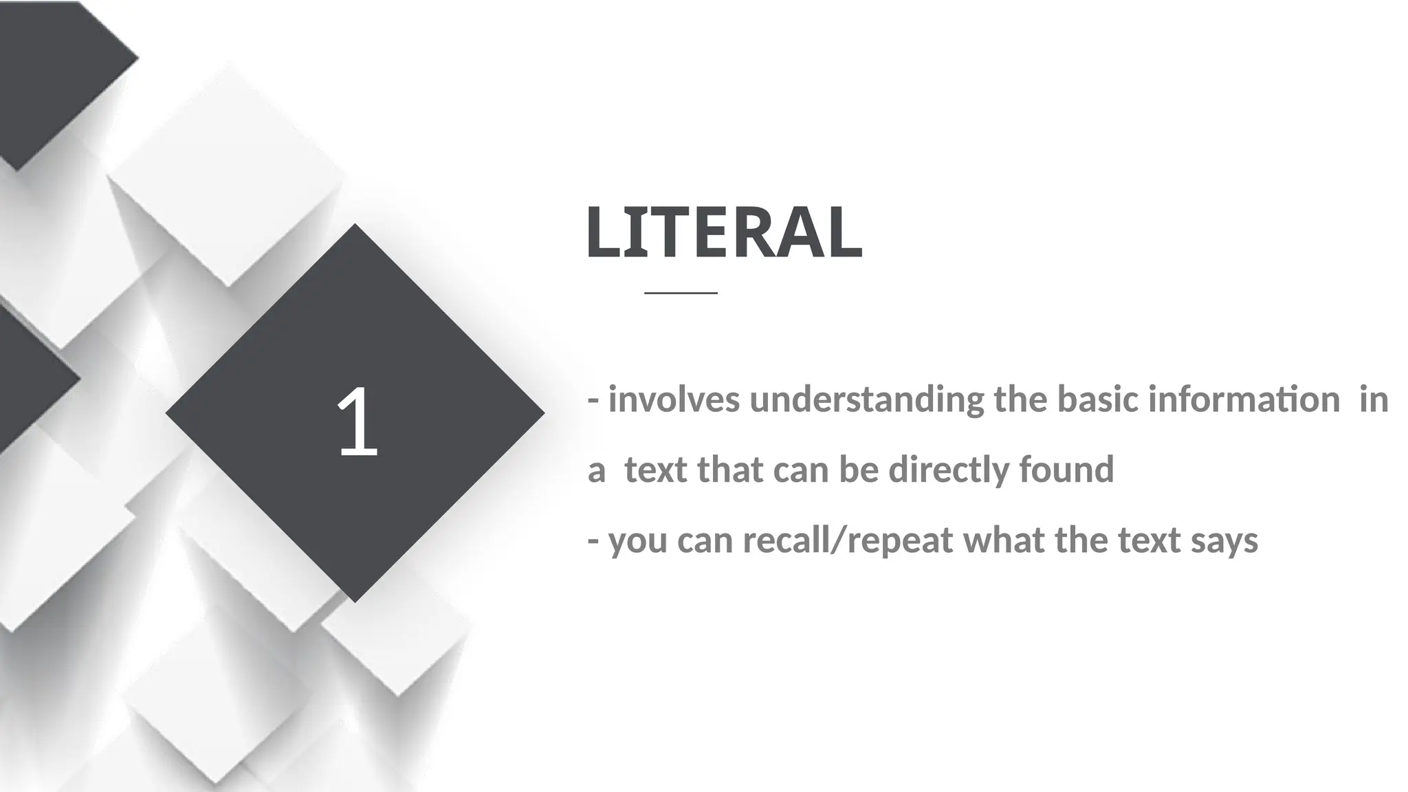 Levels-of-Comprehension-in-Reading-texts | PPTX