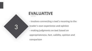 Levels-of-Comprehension-in-Reading-texts | PPT