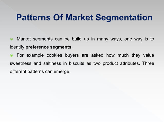 Levels and Pattern of Market Segmentation | PPTX | Marketing and Advertising | Business