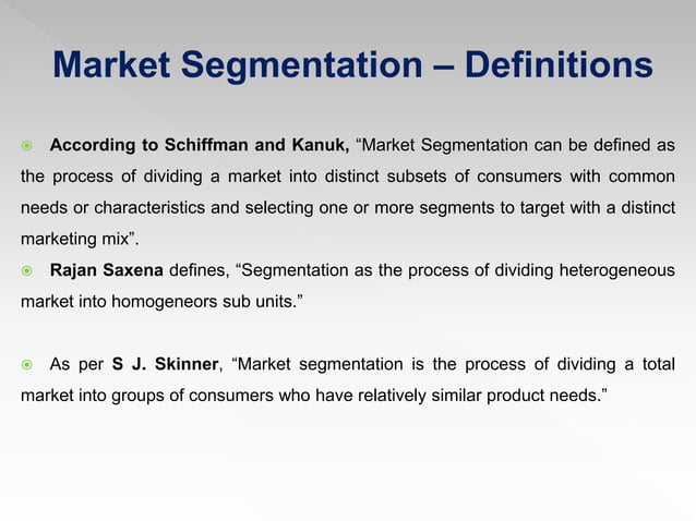 Levels and Pattern of Market Segmentation | PPTX | Marketing and Advertising | Business