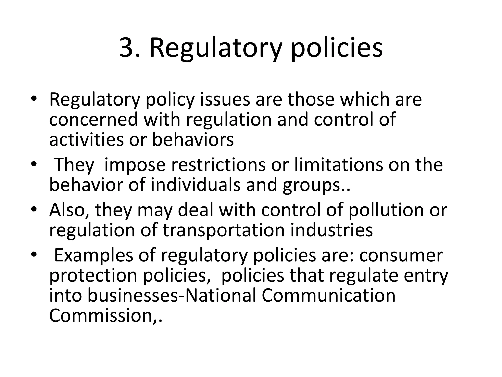 Levels and typologies of public policy | PPTX