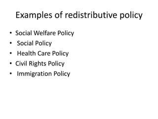 Levels and typologies of public policy | PPTX