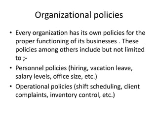 Levels and typologies of public policy | PPTX
