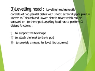Leveling basic surveying third year engineering | PPTX