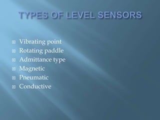 Level sensor | PPTX