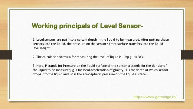 What is Level sensor and how does it works? | PDF | Physics | Science