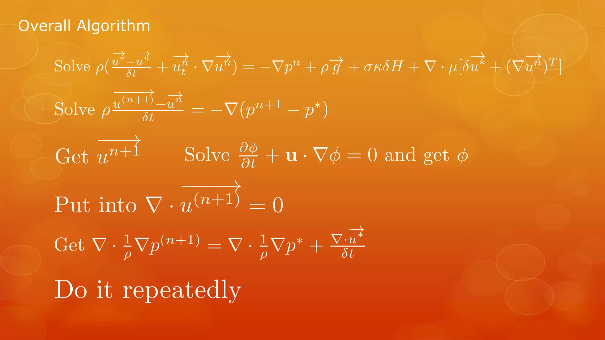 Level set method for droplet simulation | PPT