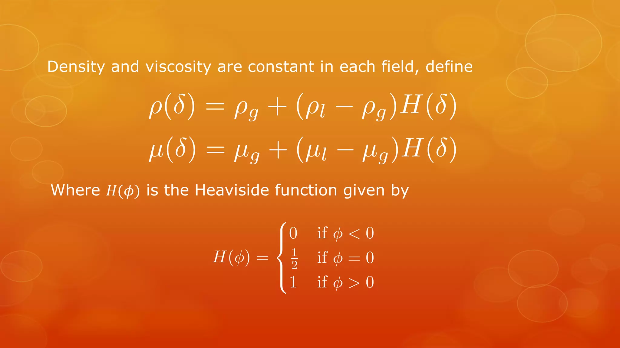 Level Set Method For Droplet Simulation Ppt