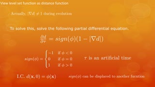 Level set method for droplet simulation | PPT