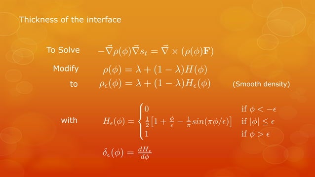 Level Set Method For Droplet Simulation Ppt