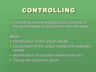 Levels & functions of managements | PPT