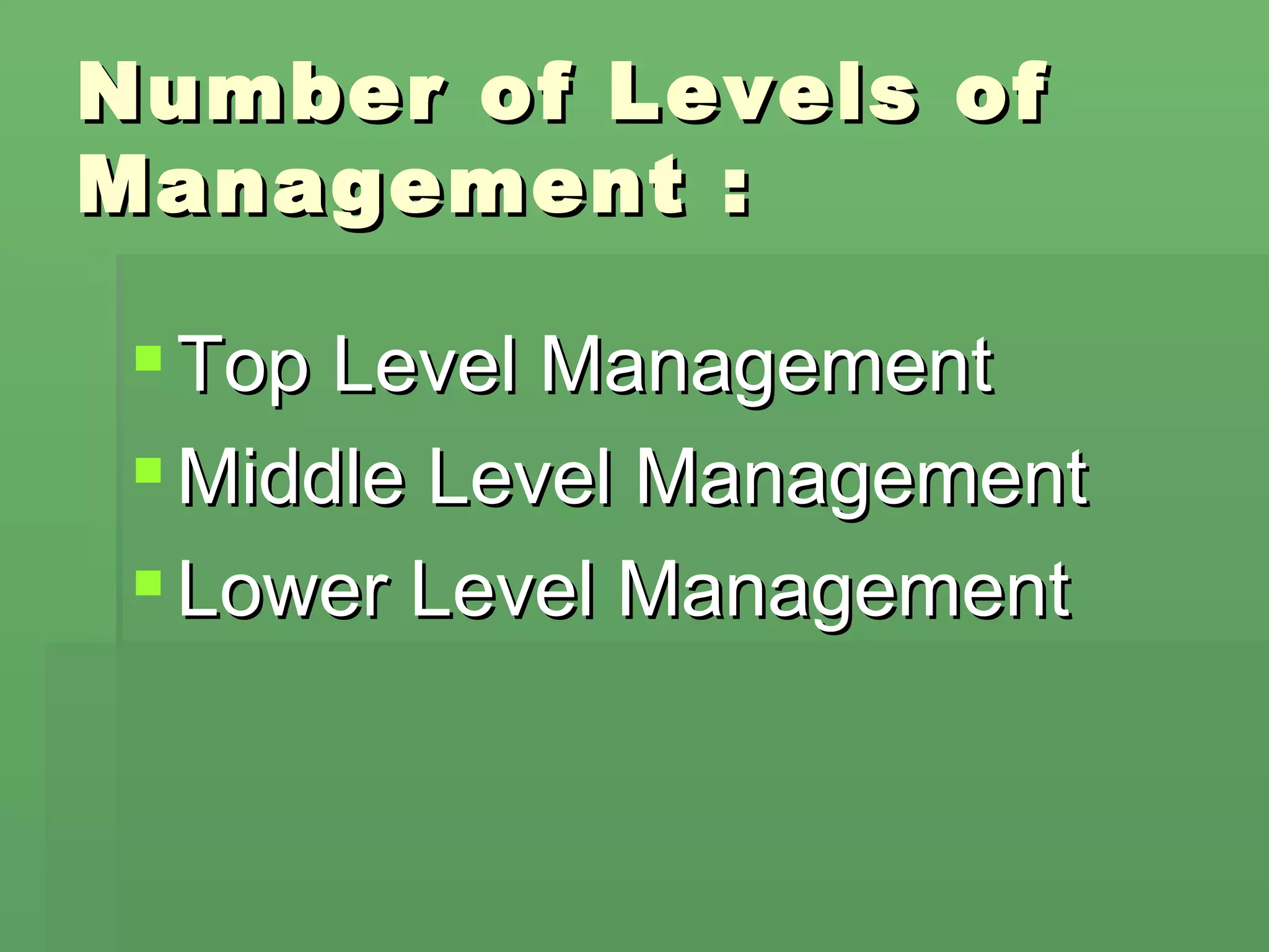 Levels & functions of mgmt(4) 2 | PPT