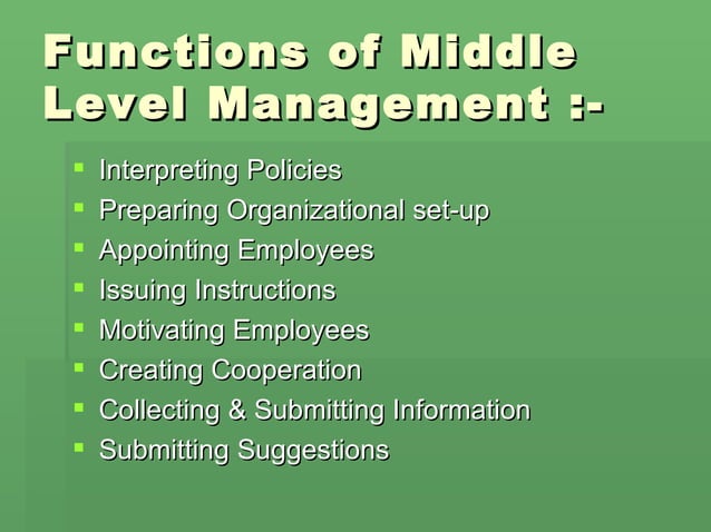 Levels & functions of mgmt(4) 2 | PPT