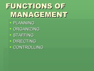 Levels & functions of mgmt(4) 2 | PPT
