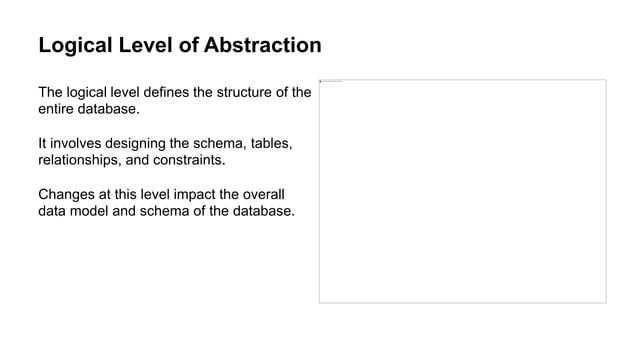 Levels Of Abstraction In Database Management System.pptx