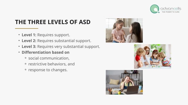 Levels of Autism Spectrum Disorder || Advancells | PPTX | Physical ...