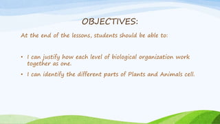 Levels of biological organization | PPT