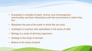 Levels of biological organization | PPT
