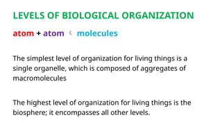 Levels of Biological Organization Updated | PPT