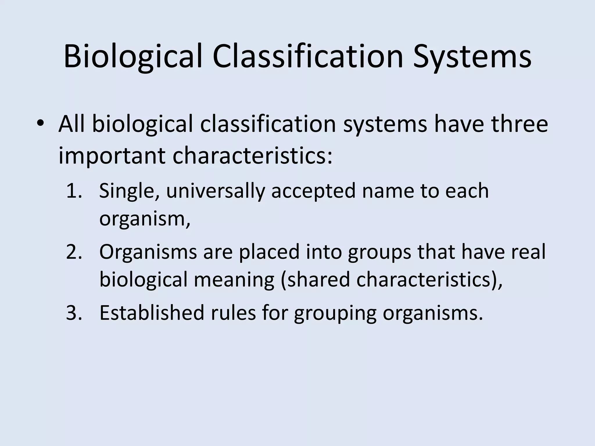 Levels of classification | PPTX