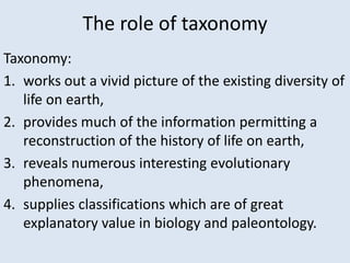 Levels of classification | PPTX