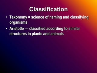 Levels of classification | PPTX