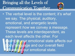 Levels of communication | PPTX