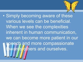 Levels of communication | PPTX