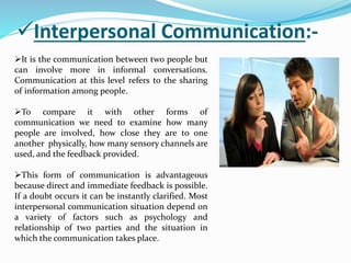 Levels of communication-jk | PPTX