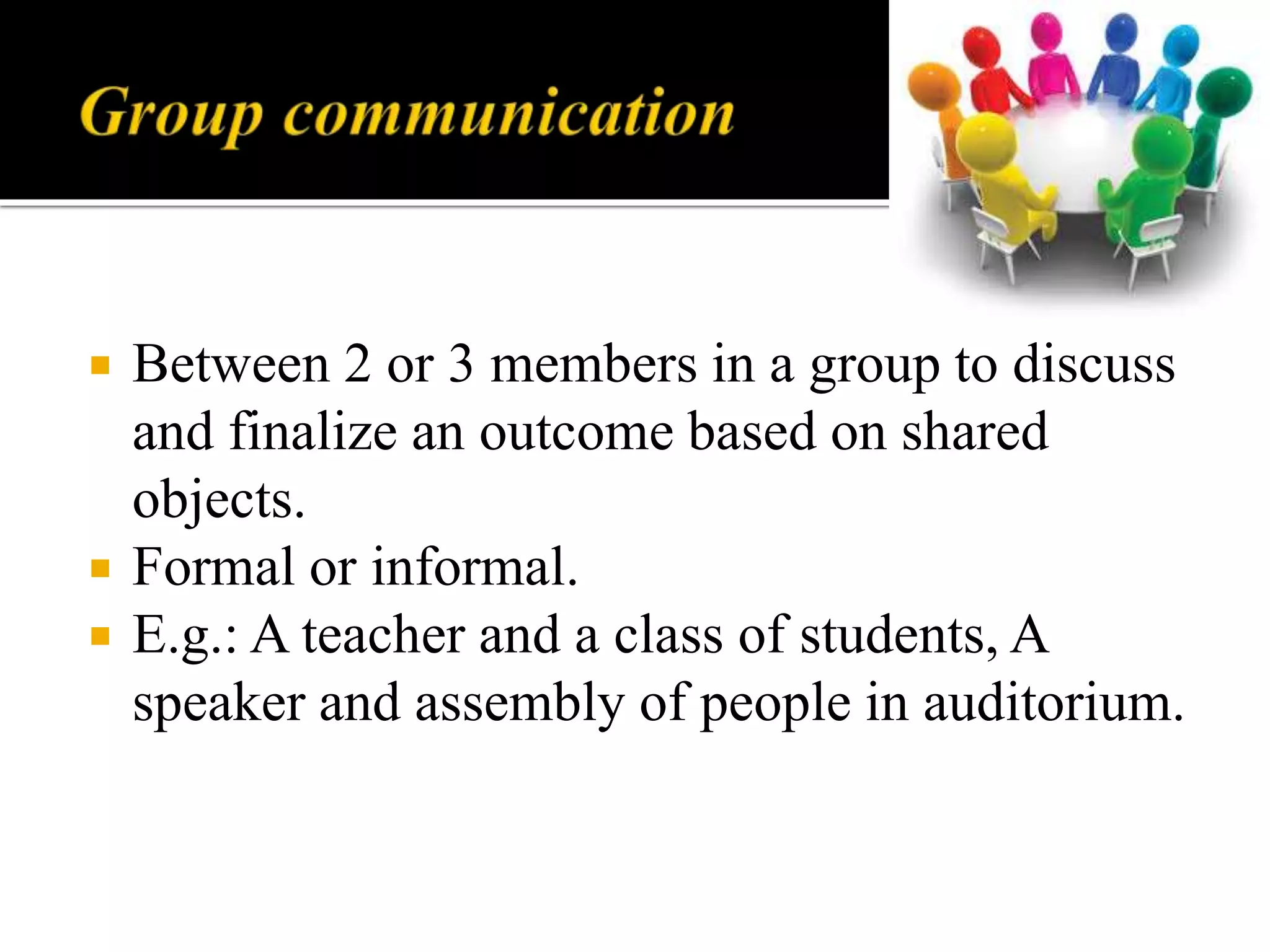 Levels of communication | PPTX