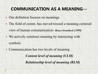 Levels of communication | PPT
