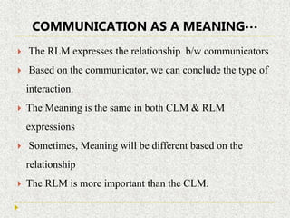 Levels of communication | PPT