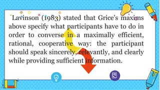 Levels of communication and basic tenets or maxims of communication | PPTX