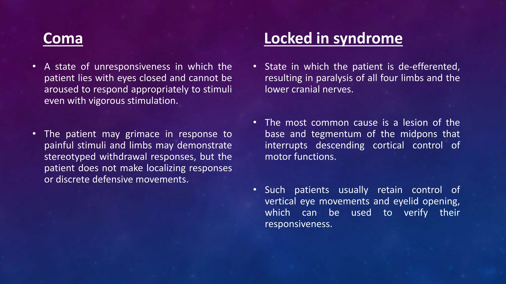 Levels of consciousness | PPTX