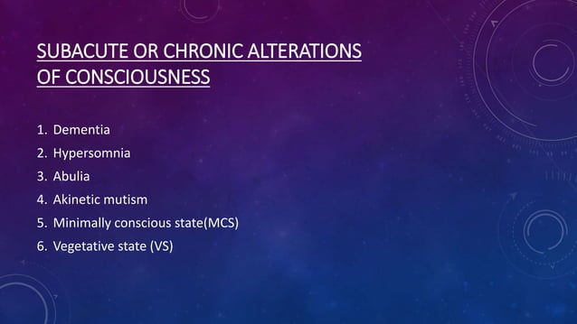 Levels of consciousness | PPTX