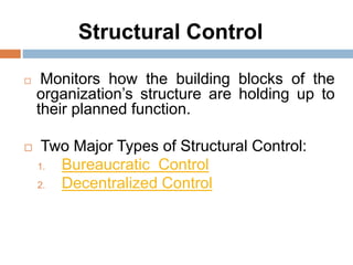 Levels of Control | PPTX