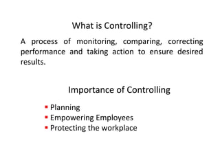 Levels of Control | PPTX