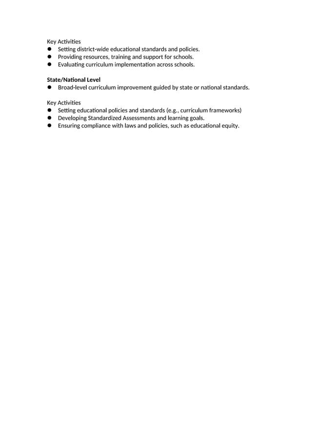 levels of curriculum ed 301 curriculum planning.docx