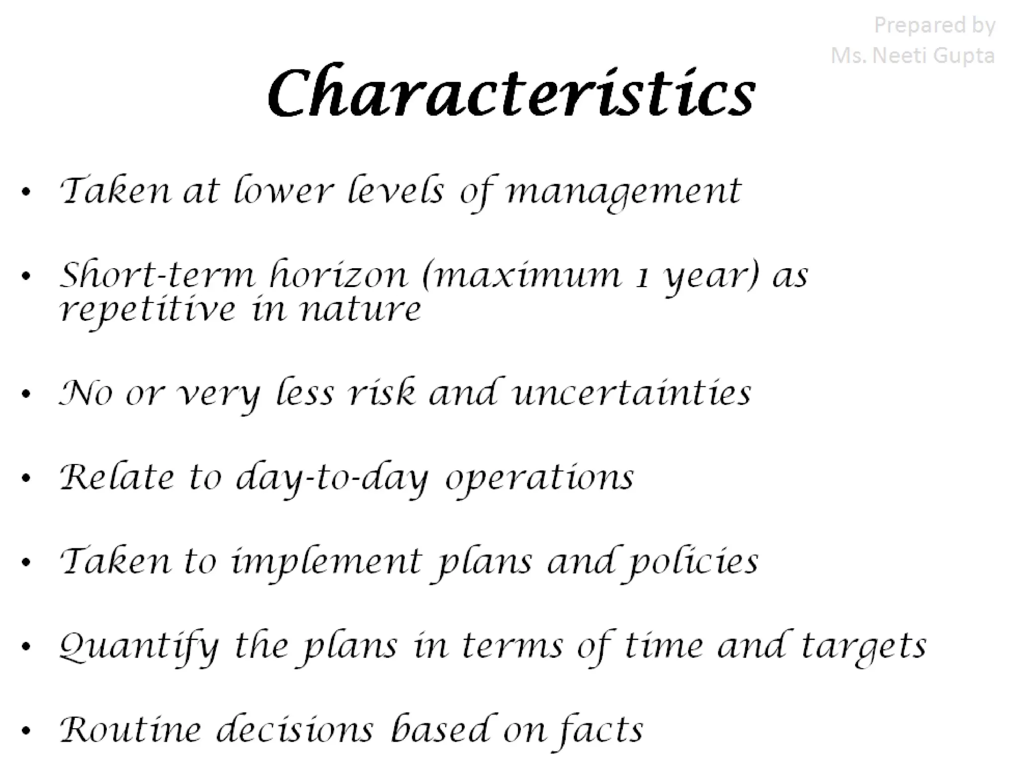 Levels of decision making | PPTX